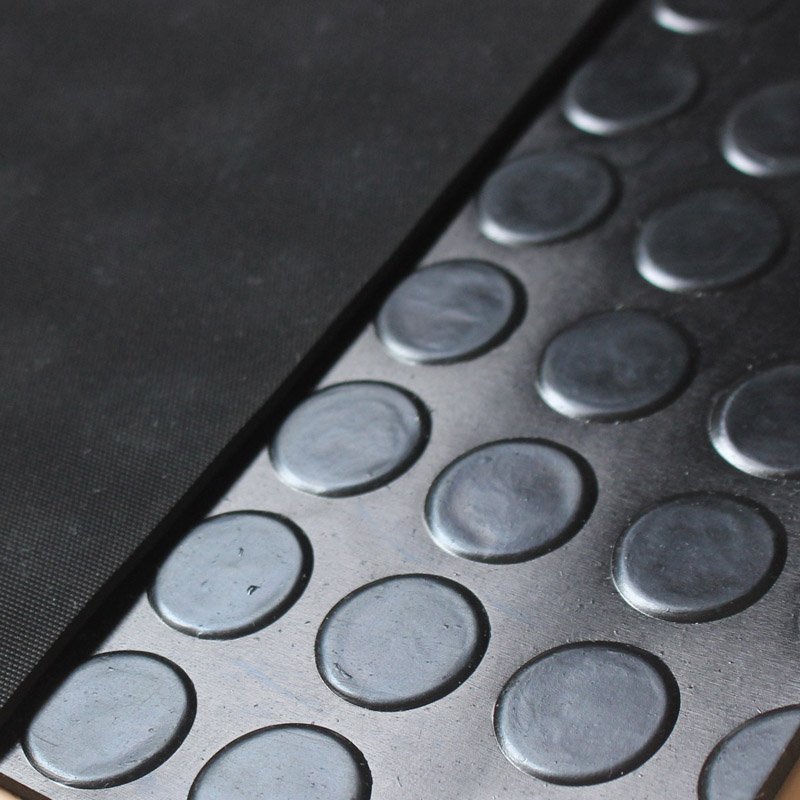 Round Dot Rubber Flooring|rubber sheet|OMIT Industrial